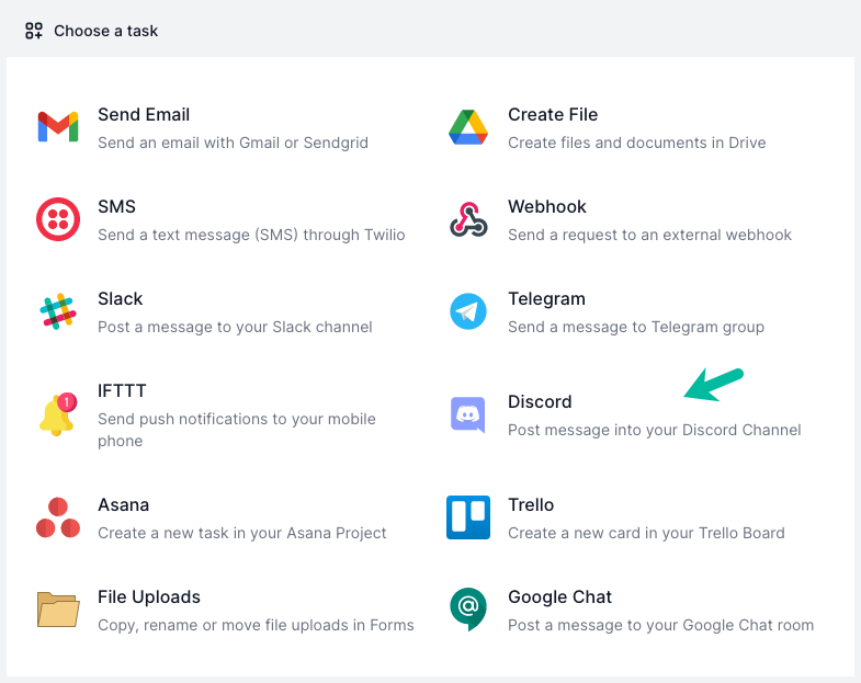 Post Google Form Responses To Discord With Document Studio Digital Inspiration
