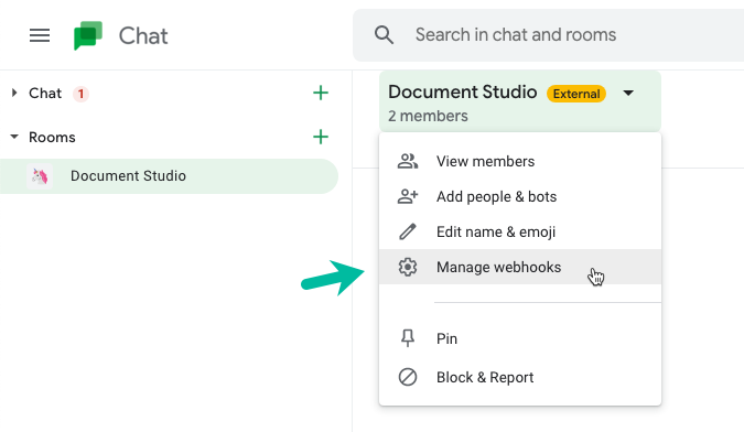 Post To Google Chat From Google Forms With Document Studio Digital Inspiration