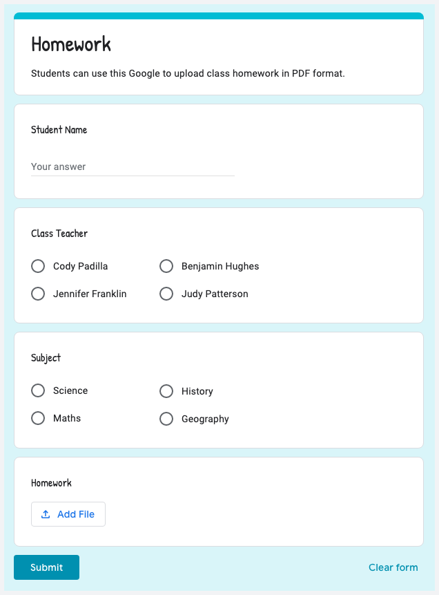 Change Destination Folder For Google Form File Uploads Digital