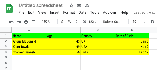 Prepare Source Data In Google Sheets For Merging With Document Studio Digital Inspiration