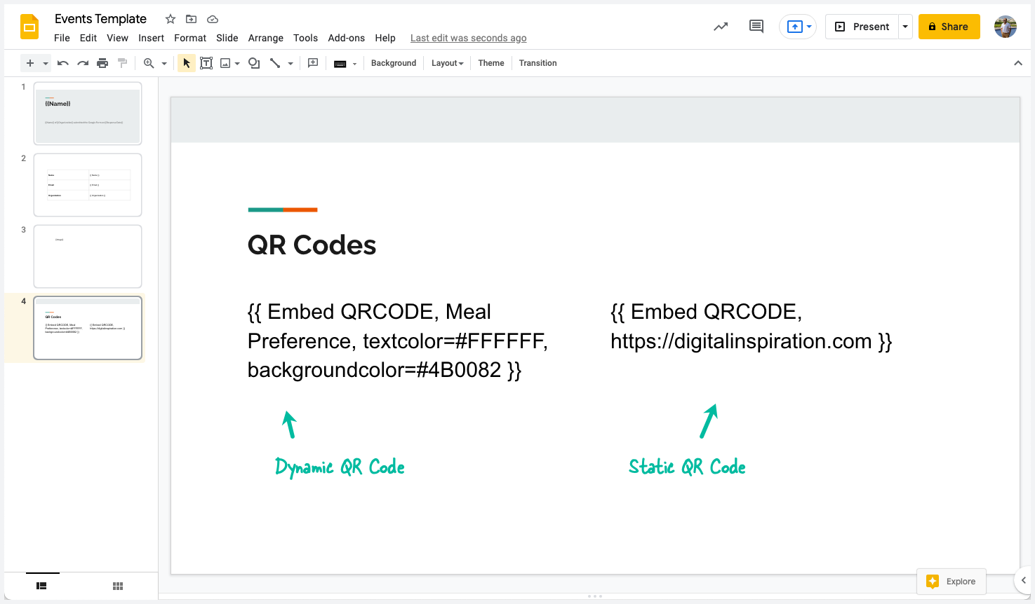 Embed QR Codes In Documents And Email Messages Digital Inspiration