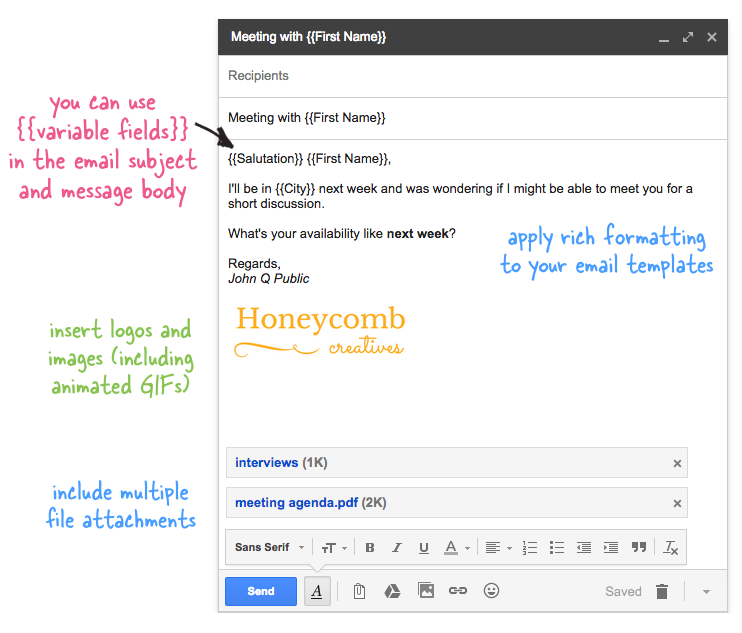 How To Use Email Drafts In Gmail As Merge Templates Digital Inspiration